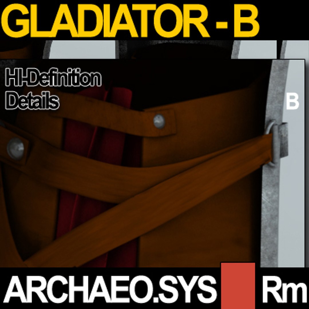 3ds roman gladiator thraex set