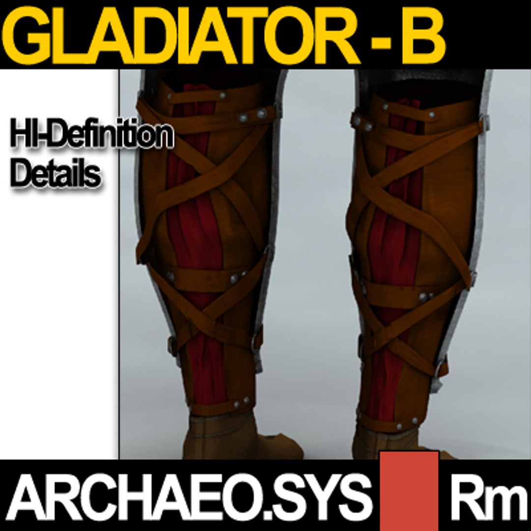 3ds roman gladiator thraex set