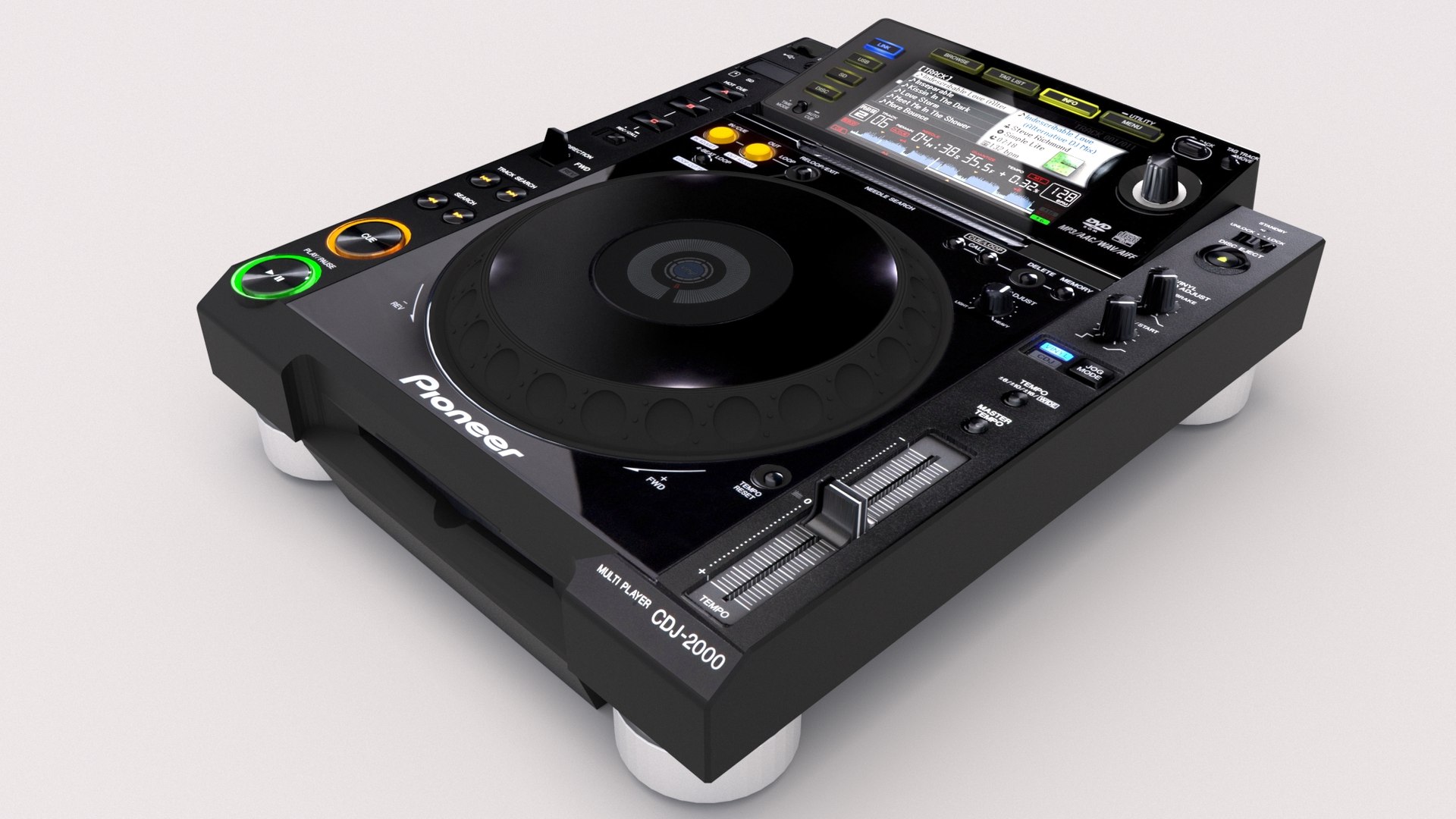 3D Pioneer Cdj-2000 - TurboSquid 1630211