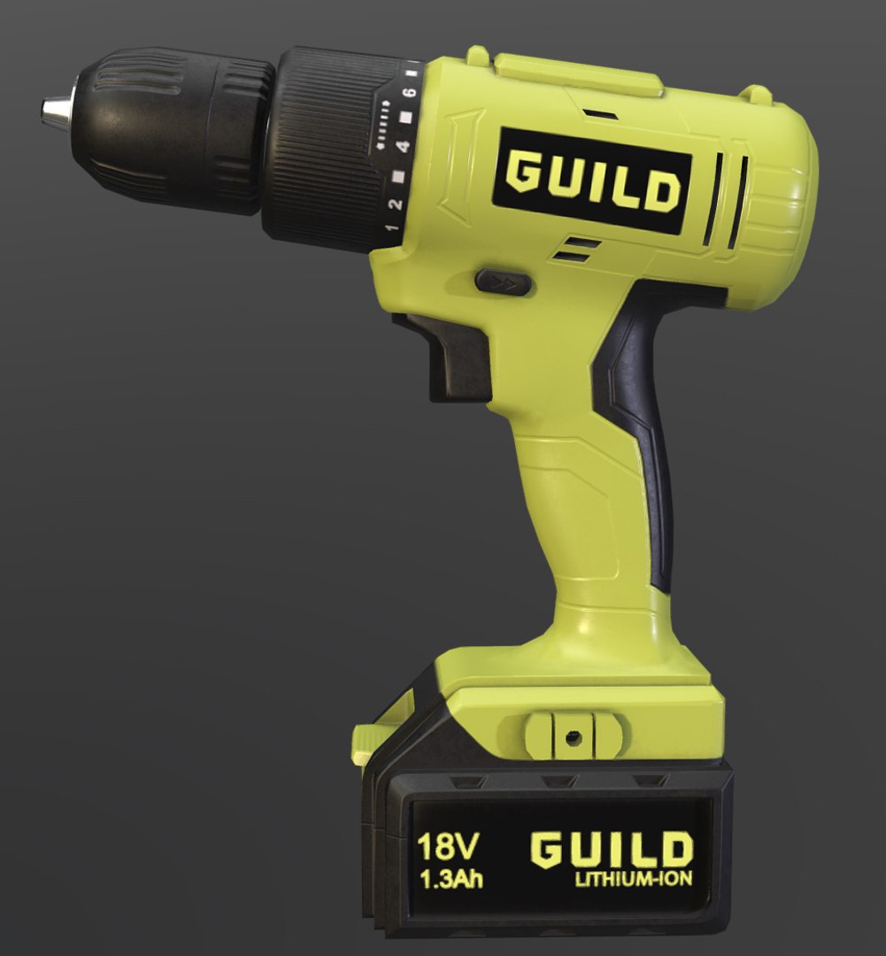 3D guild drill - TurboSquid 1171992