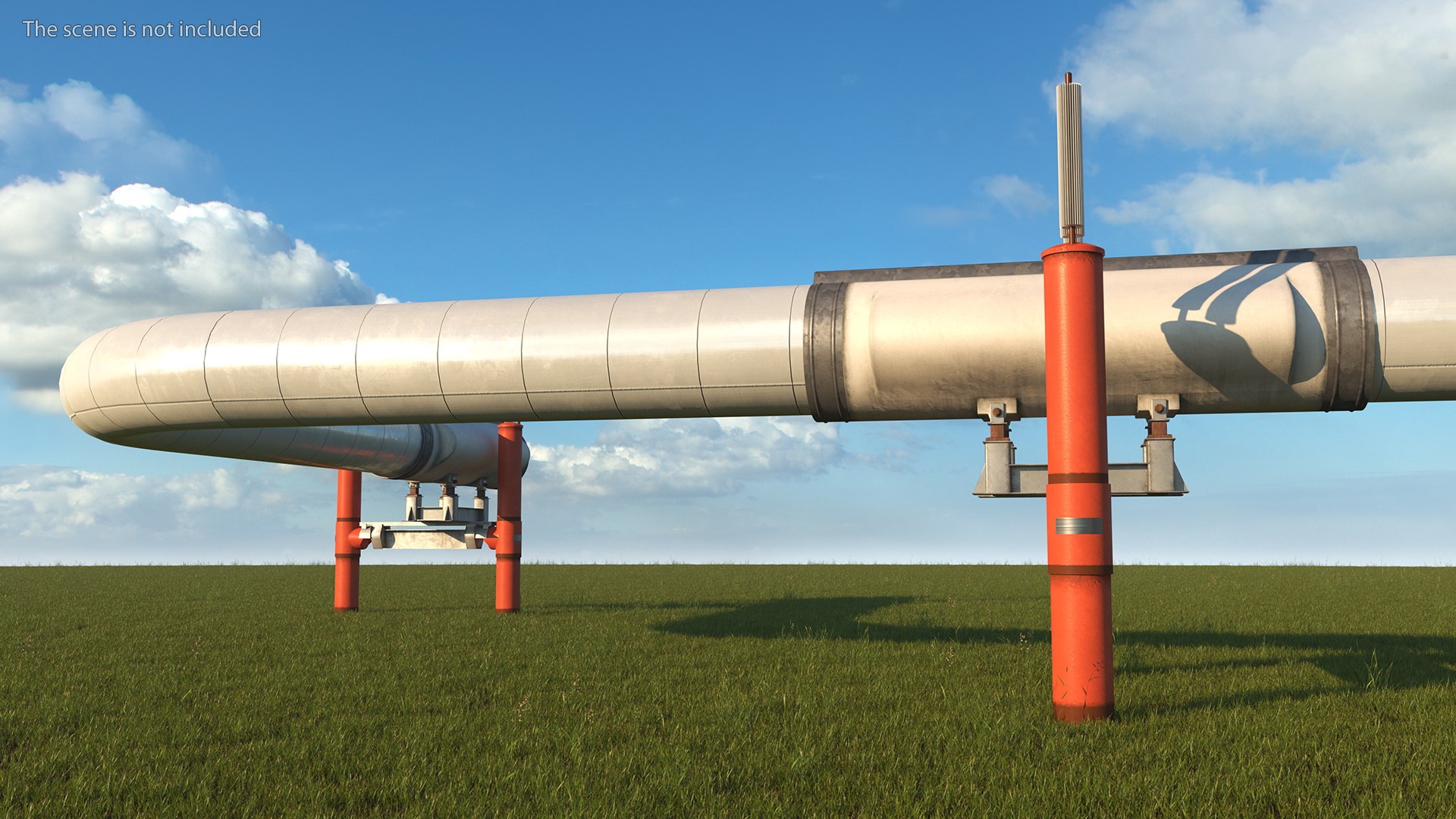 Gas Pipeline 3D - TurboSquid 1900293