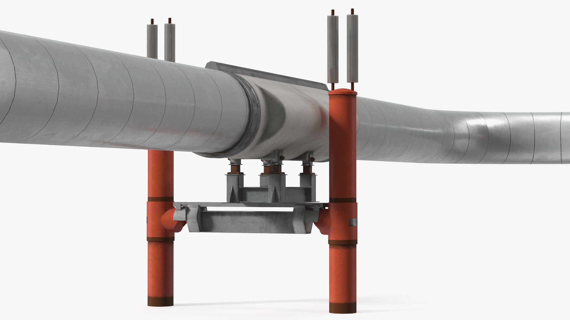 Gas Pipeline 3D - TurboSquid 1900293