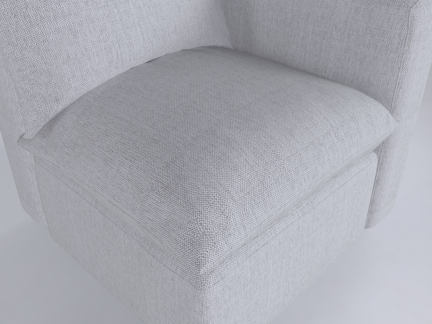 MOONLIGHT Chair With Right Arm White TO 3D Model - TurboSquid 1943961