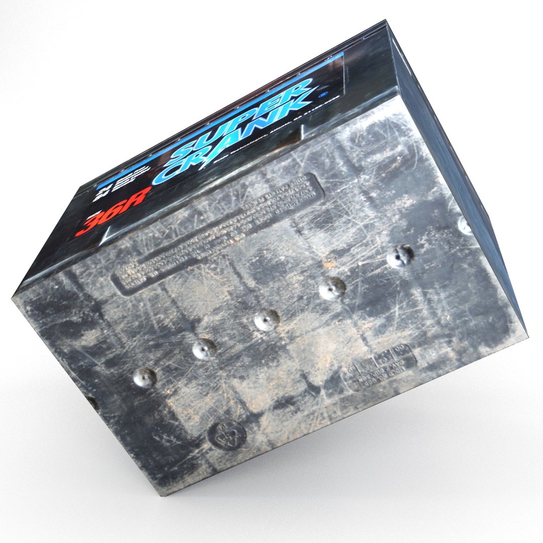 Car Battery 3d Max