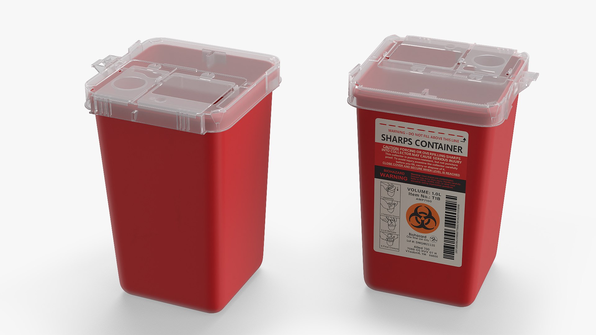 3D Model Laboratory Sharps Container - TurboSquid 2323074