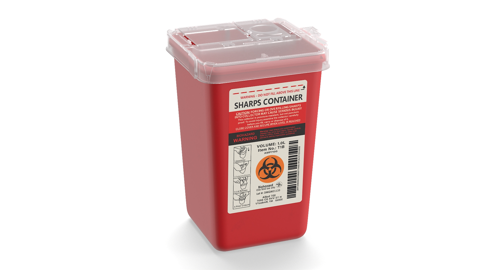 3D Model Laboratory Sharps Container - TurboSquid 2323074