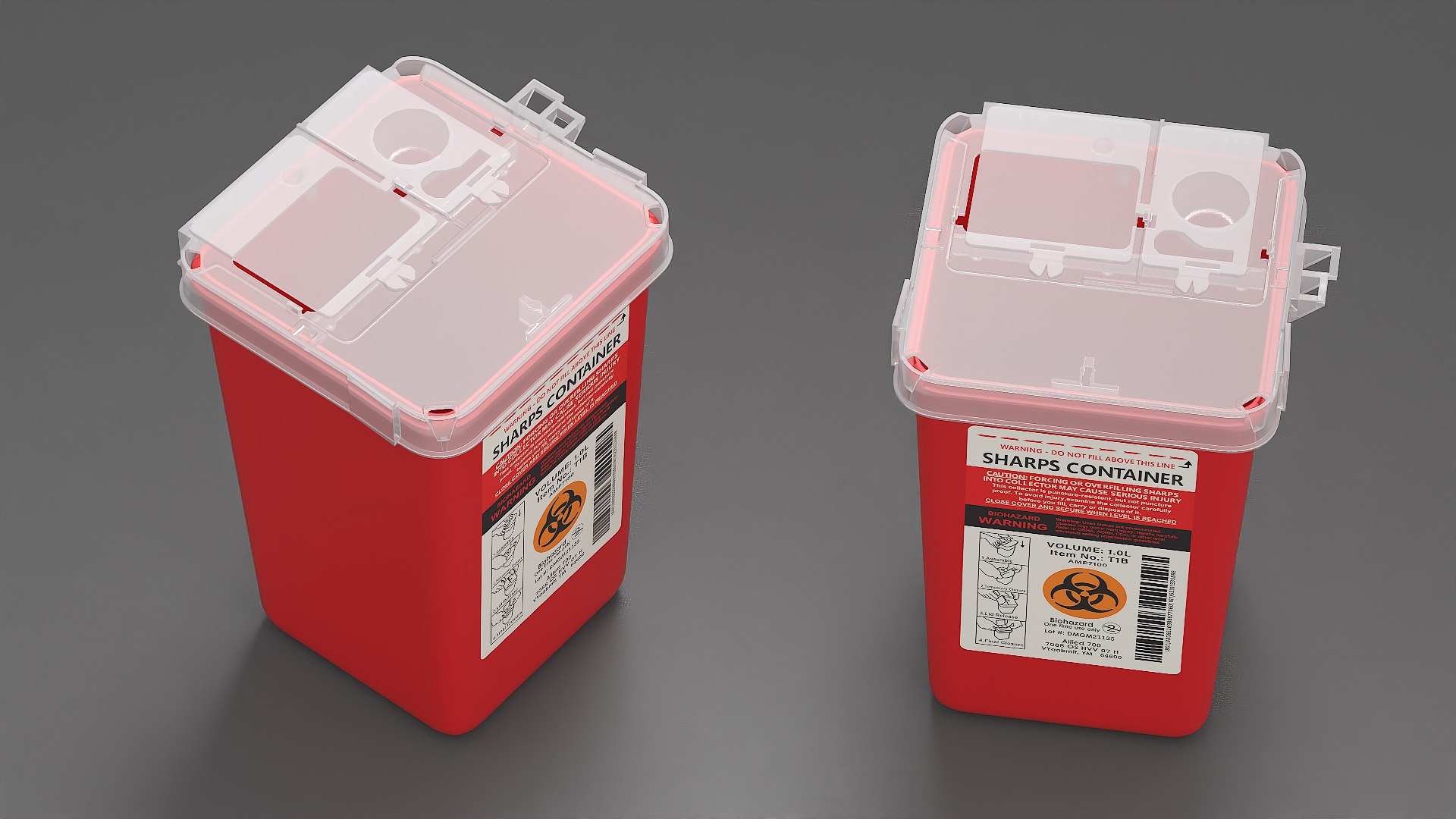 3D Model Laboratory Sharps Container - TurboSquid 2323074