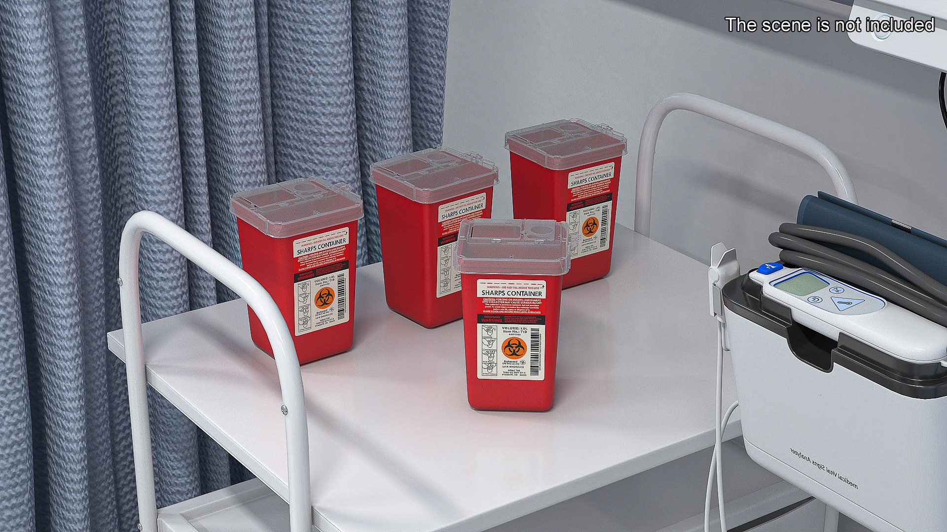 3D Model Laboratory Sharps Container - TurboSquid 2323074