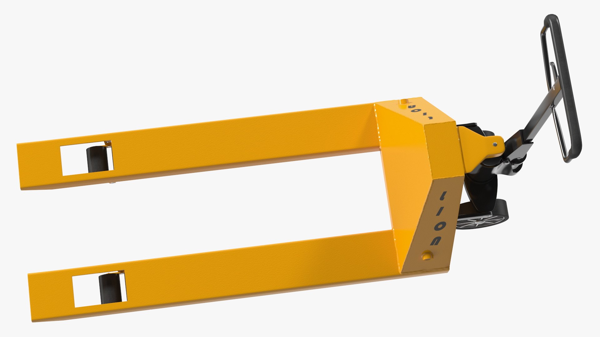 3D model Lion Industrial Standard Duty Pallet Jack with Wooden Crates ...