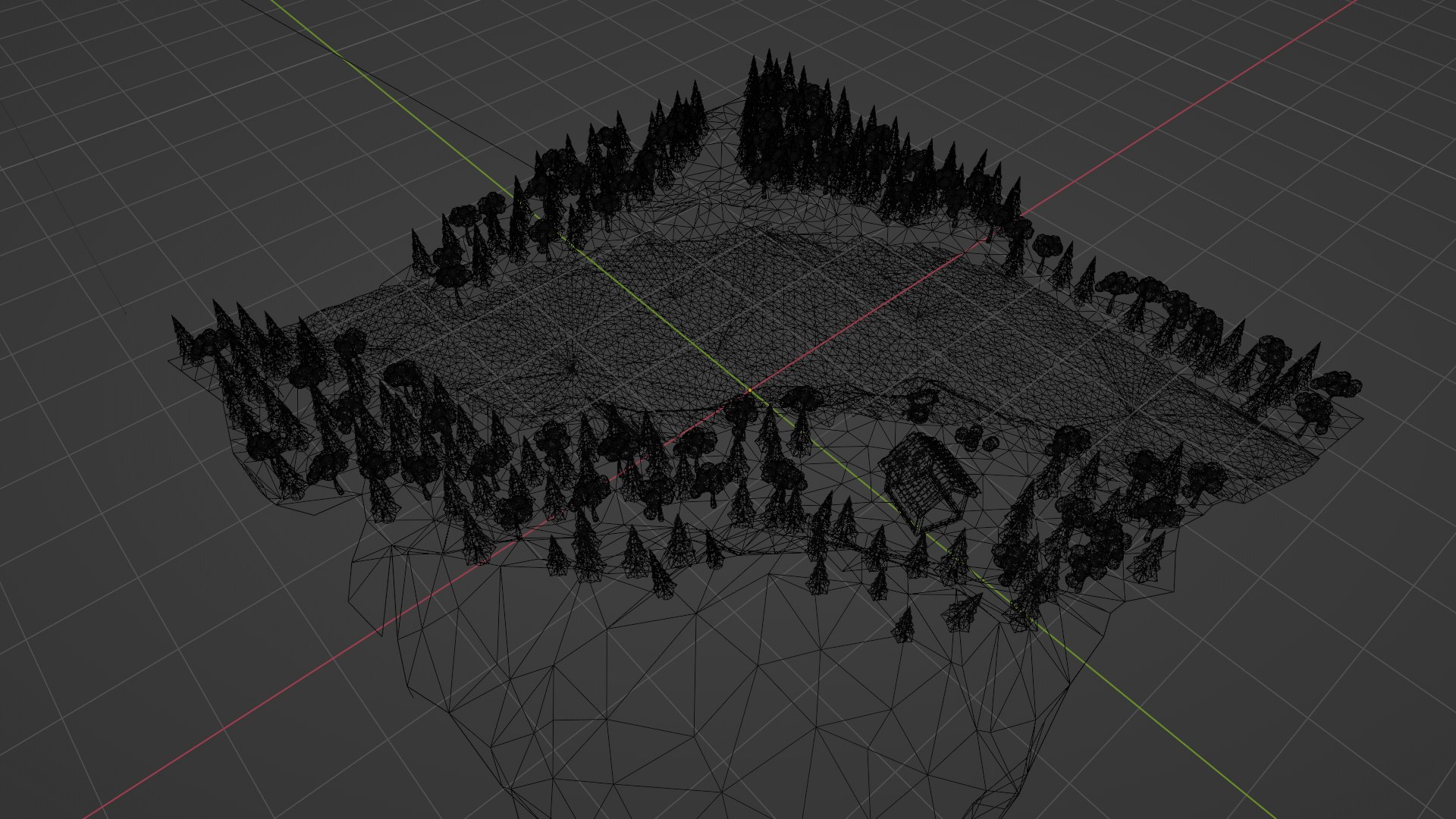 Free 3D Model Low Poly Forest - TurboSquid 2060560