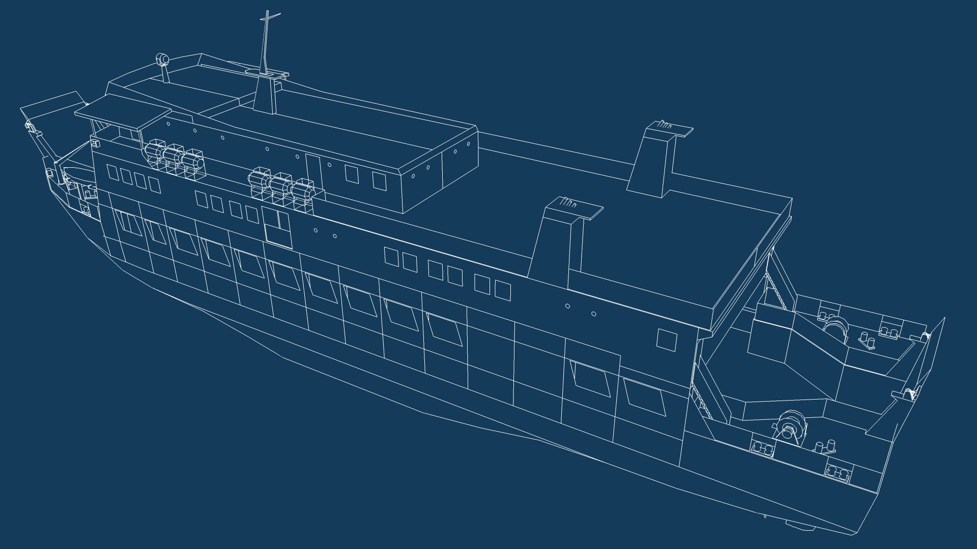 3D Ro-ro Ferry - TurboSquid 1326180