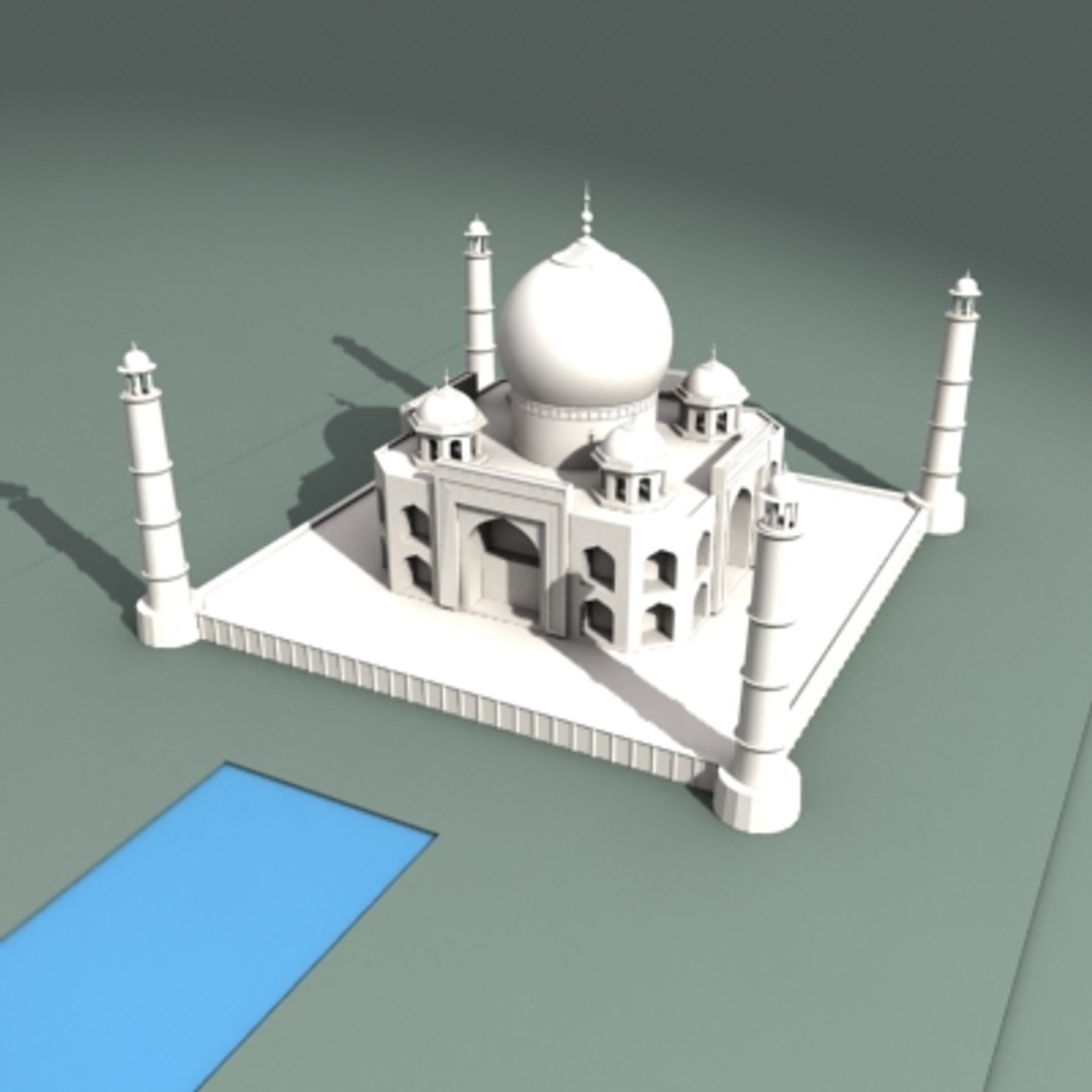 Taj Mahal 3d Model