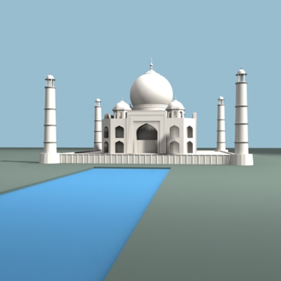 Taj Mahal 3d Model