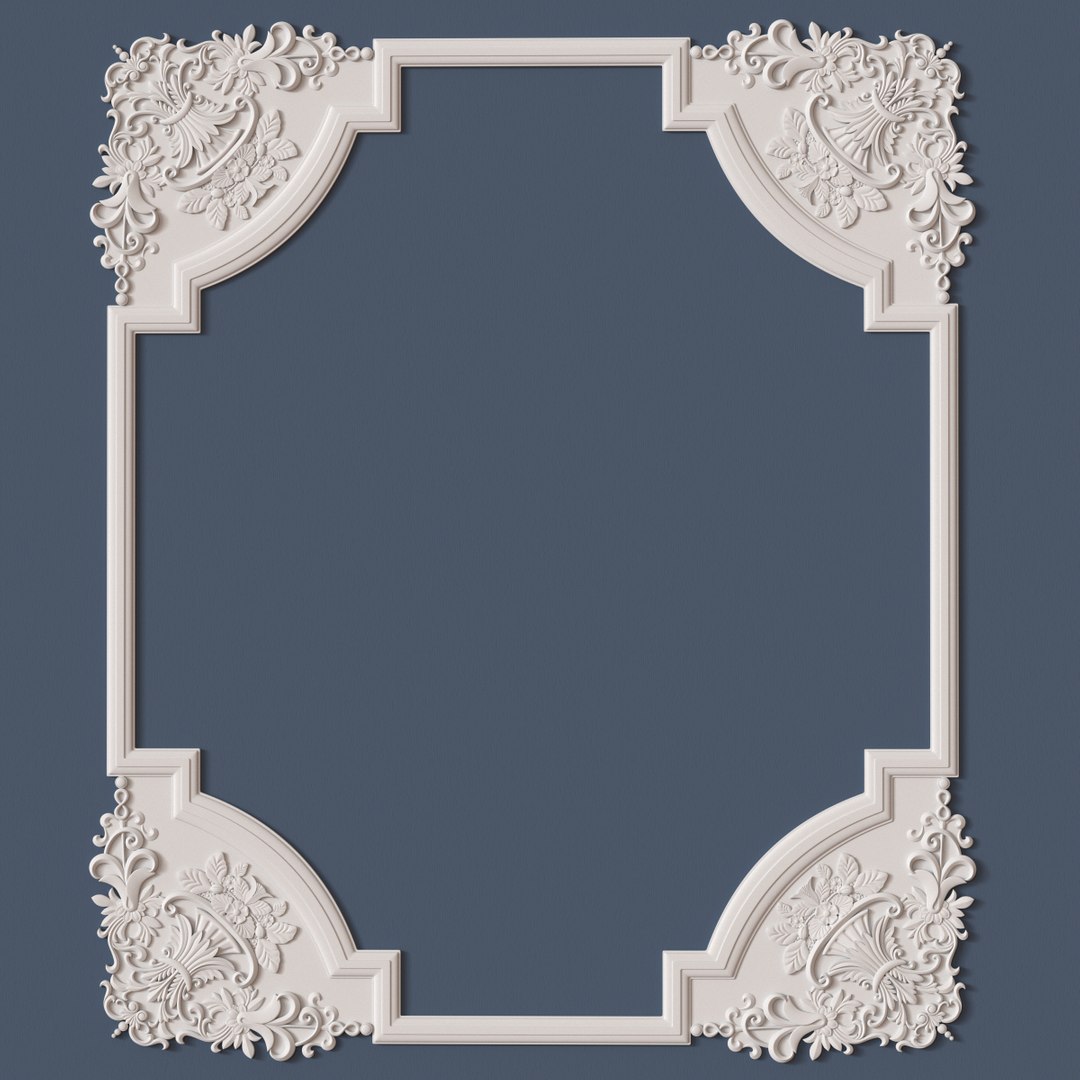 3d Molding Corner Model