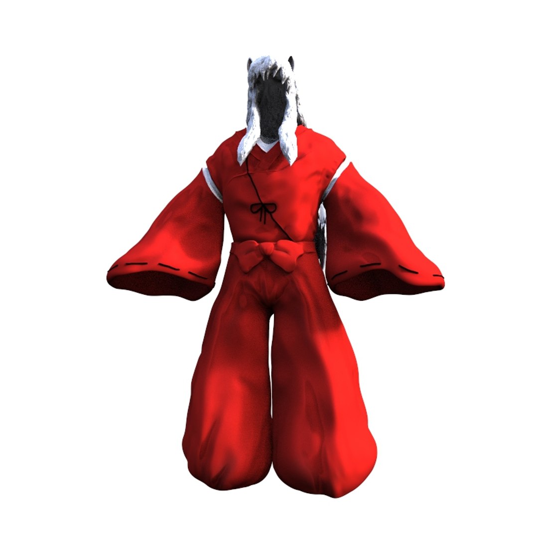 3d Inuyasha Anime Model
