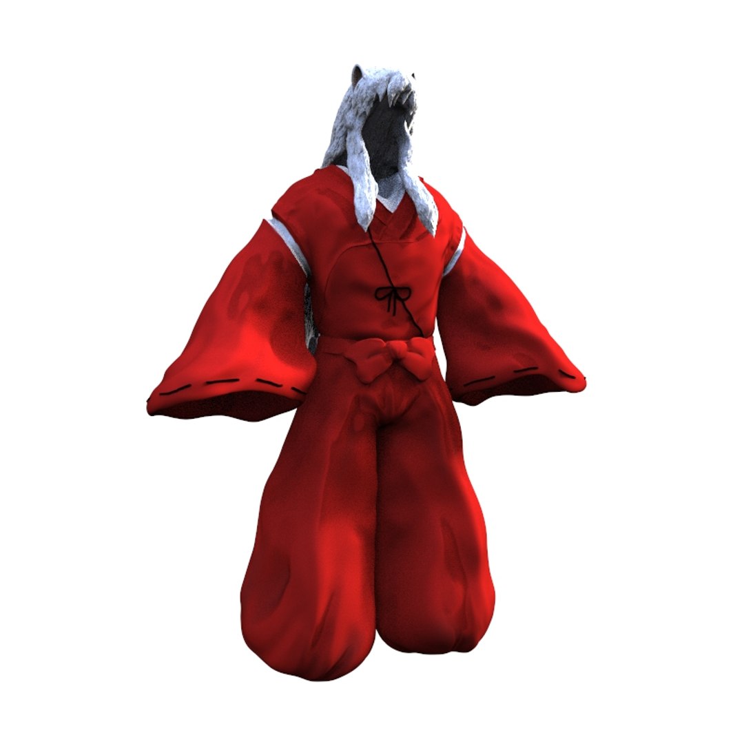 3d Inuyasha Anime Model