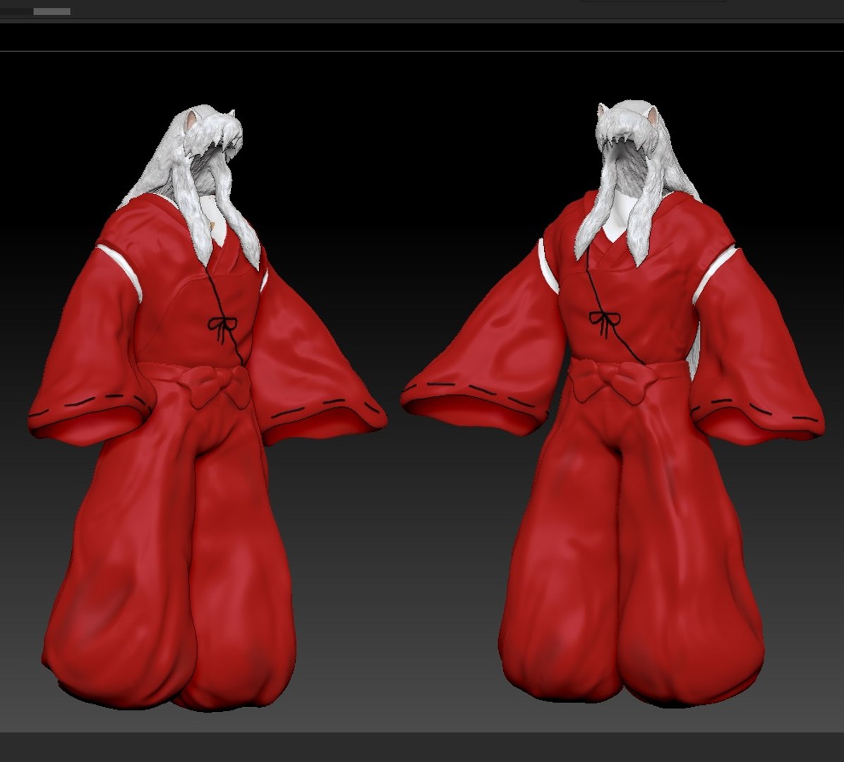 3d Inuyasha Anime Model