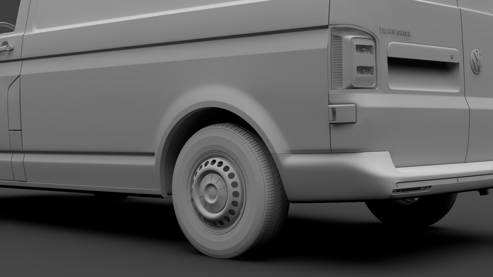 Volkswagen Transporter Van 3D Model - TurboSquid 1197797