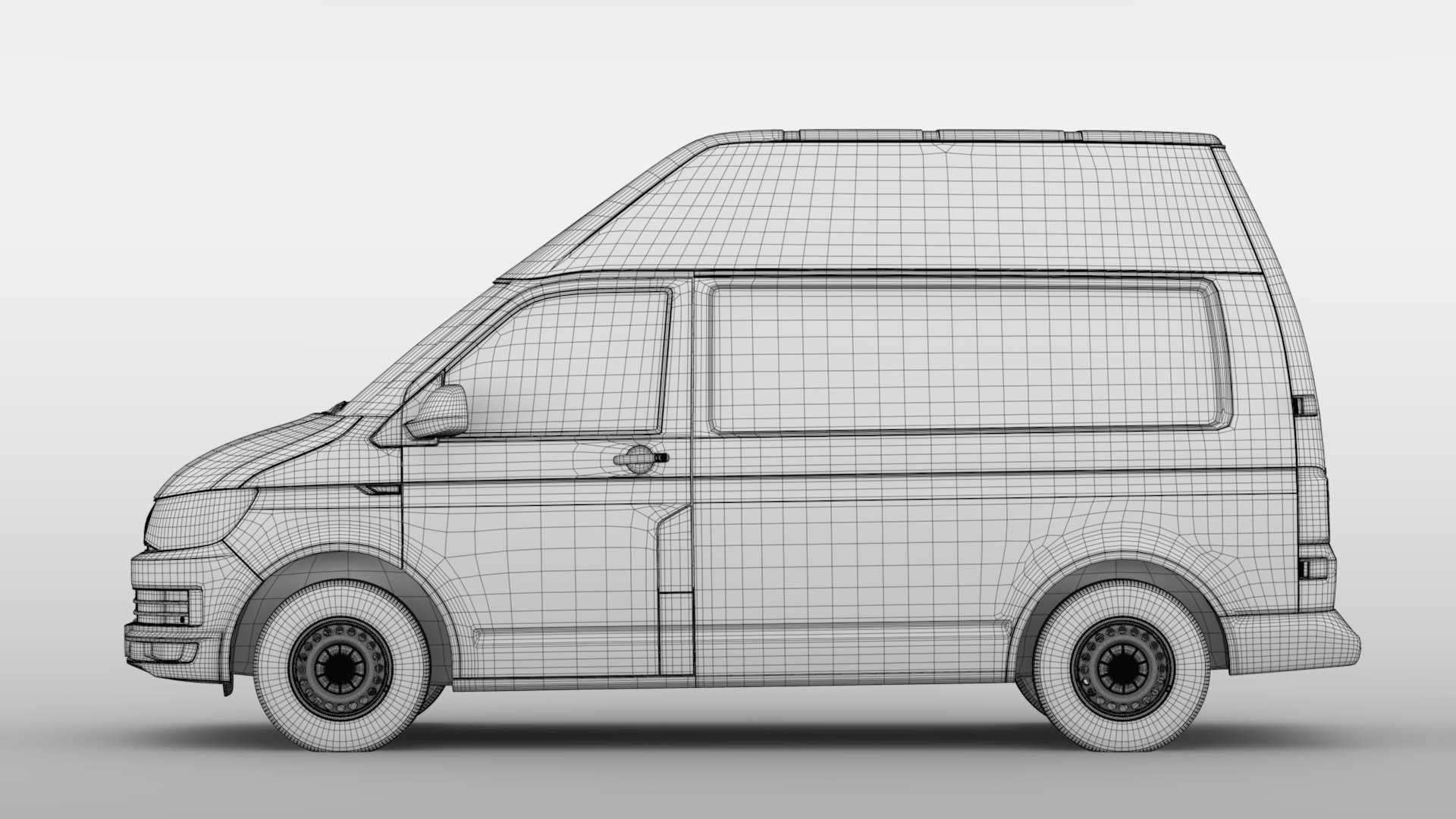 Volkswagen Transporter Van 3D Model - TurboSquid 1197797