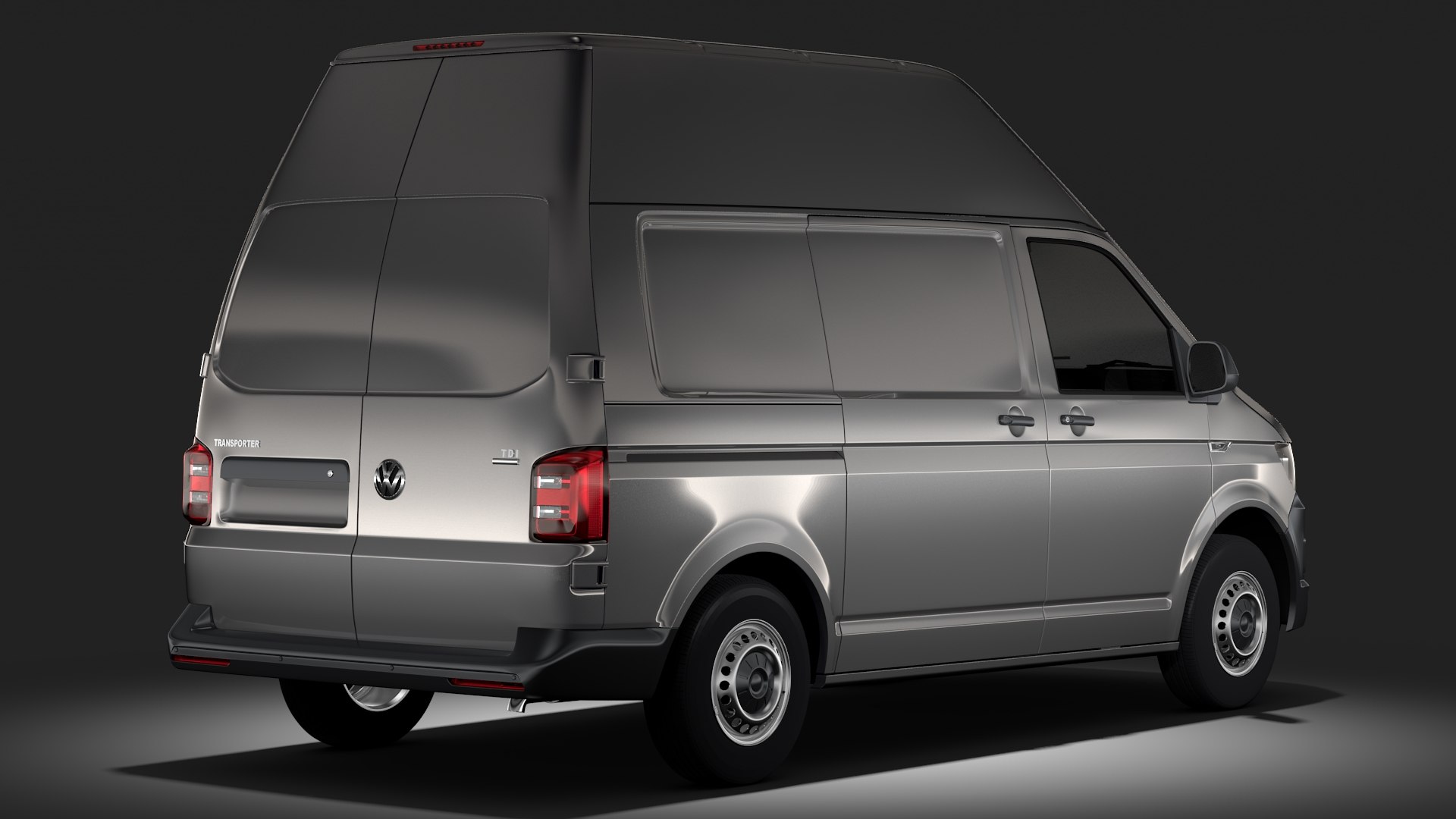 Volkswagen Transporter Van 3D Model - TurboSquid 1197797