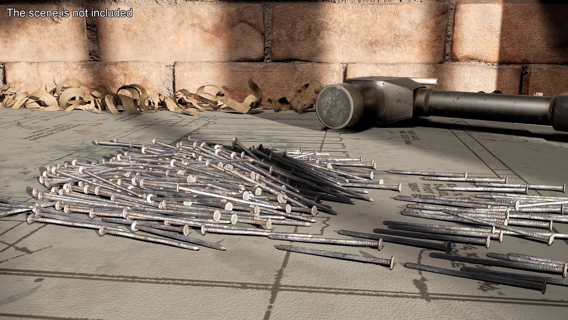 Box Nails Old 3D Model - TurboSquid 2062567