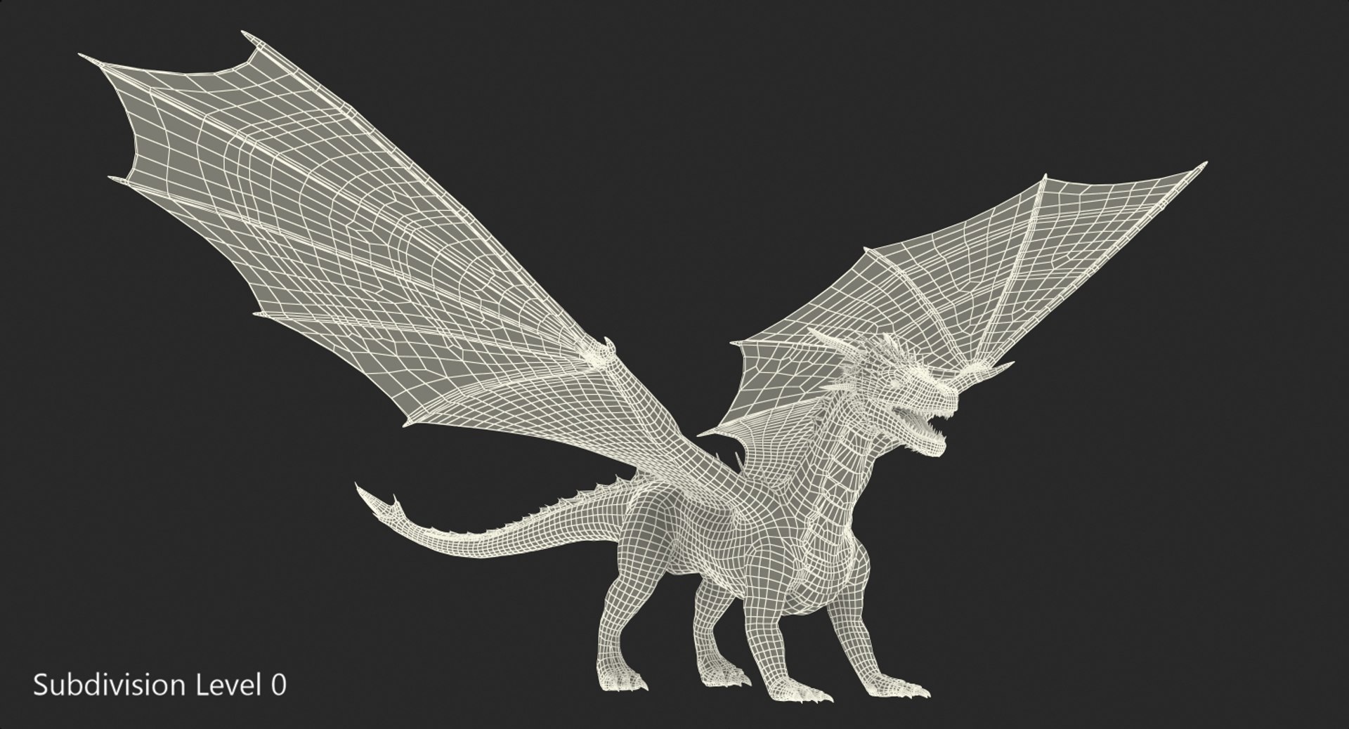 Mythical dragon rigged 3D model - TurboSquid 1379286