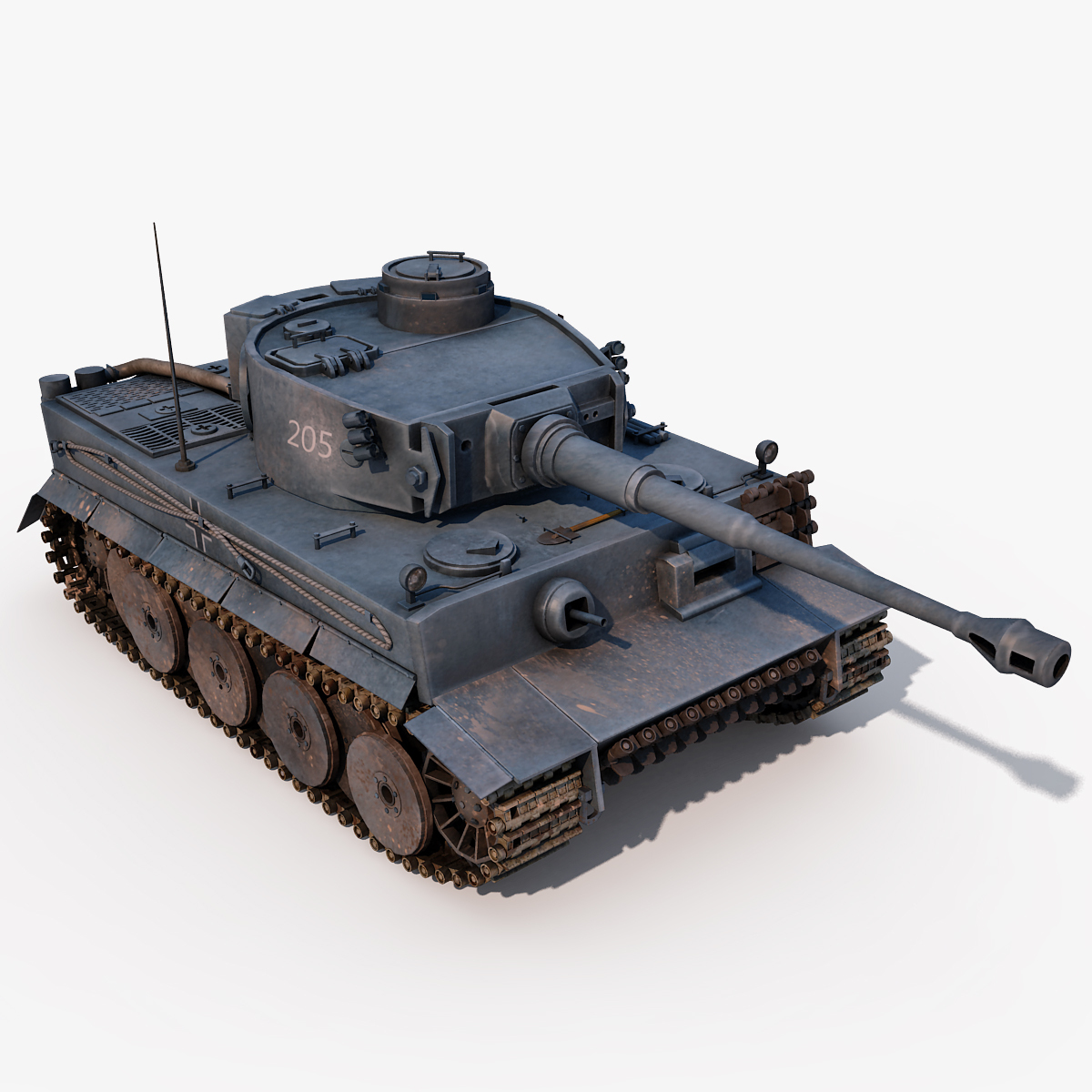 german pzkpfw vi tiger 3d 3ds