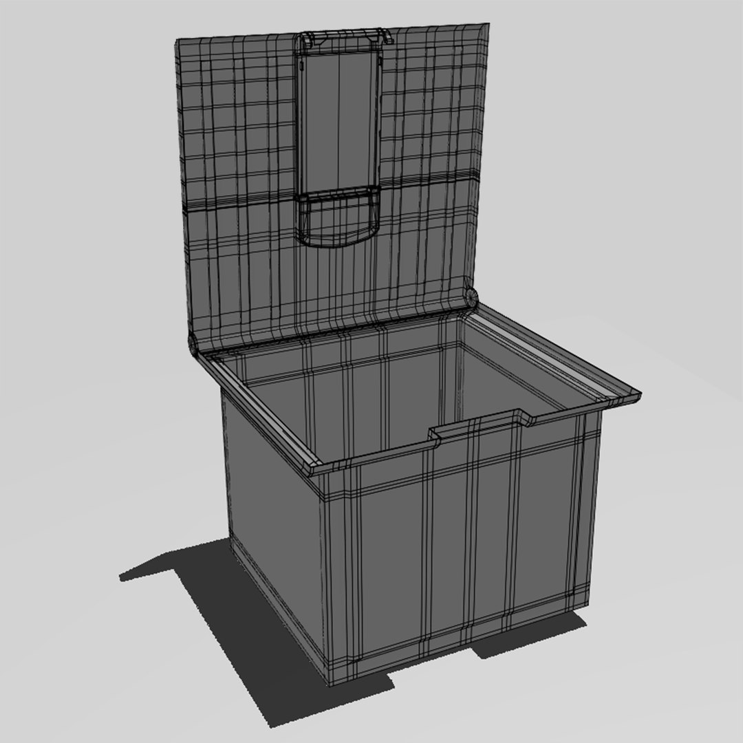 3d Obj Storage Bin