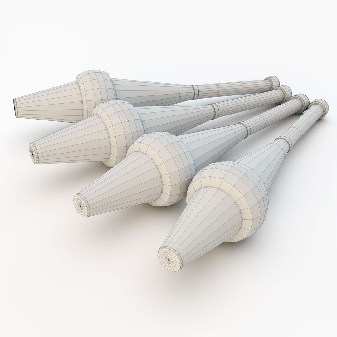 3d Juggling Clubs 02