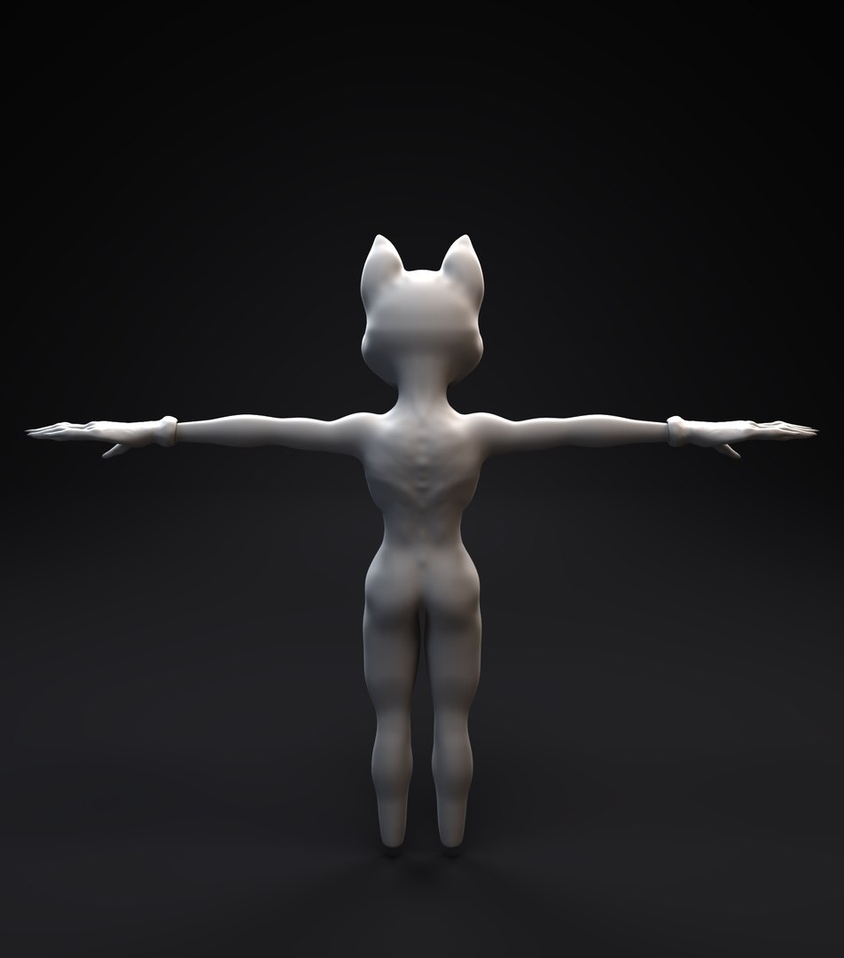 Cartoon Stylized Horror Cat 3D - TurboSquid 1928416