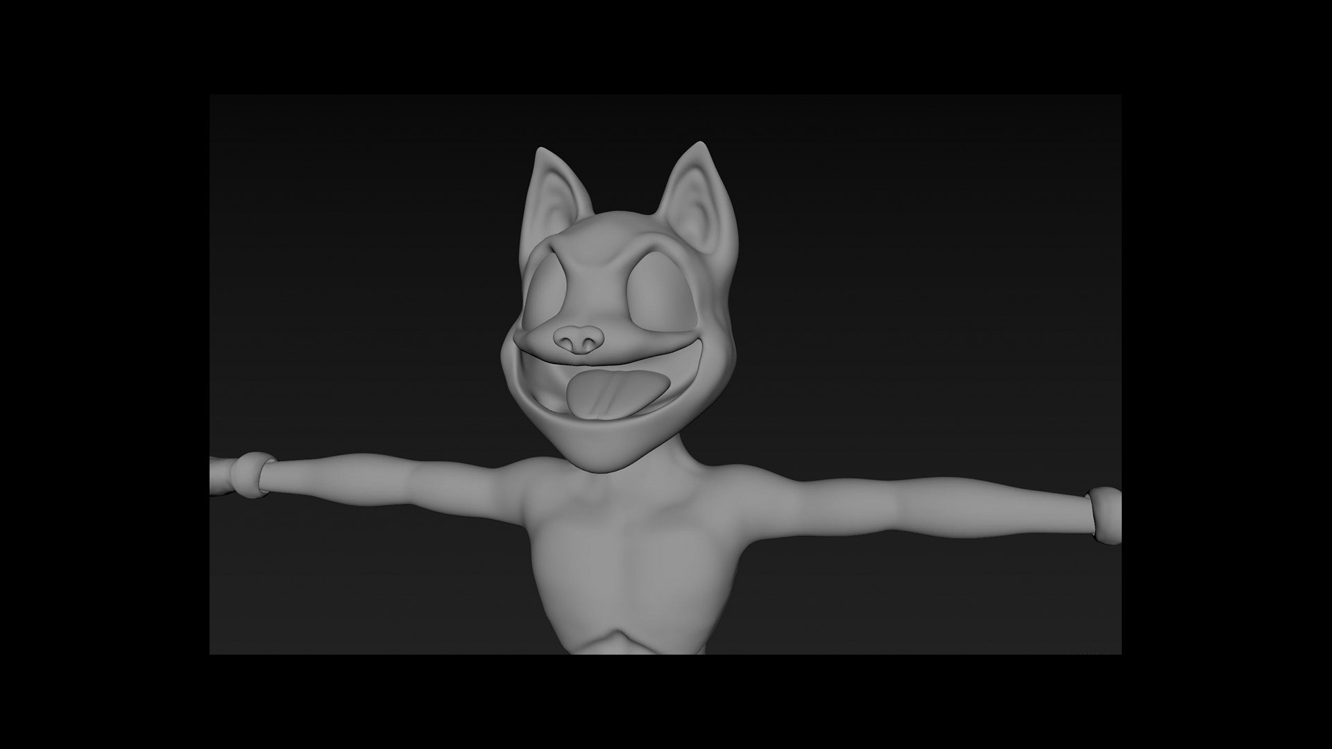 Cartoon Stylized Horror Cat 3D - TurboSquid 1928416