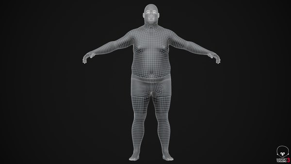 3D Plus size man body - TurboSquid 1752737