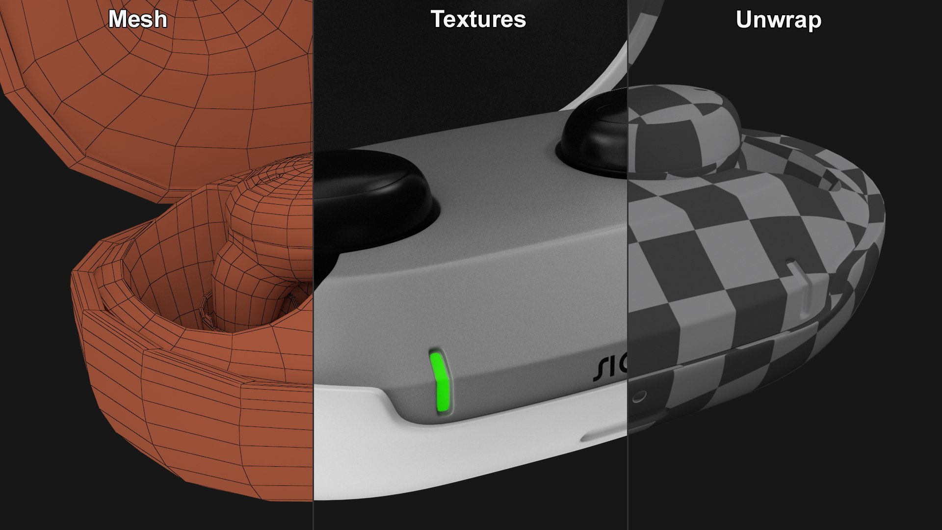 3D Model Signia Active Pro Are Hearing Aids Black - TurboSquid 2054601