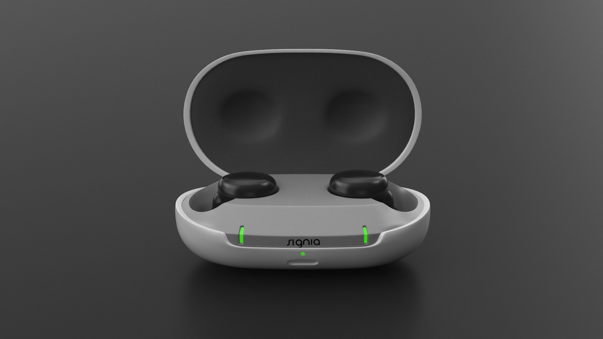 3D модель Signia Active Pro are Hearing Aids Black - TurboSquid 2054601