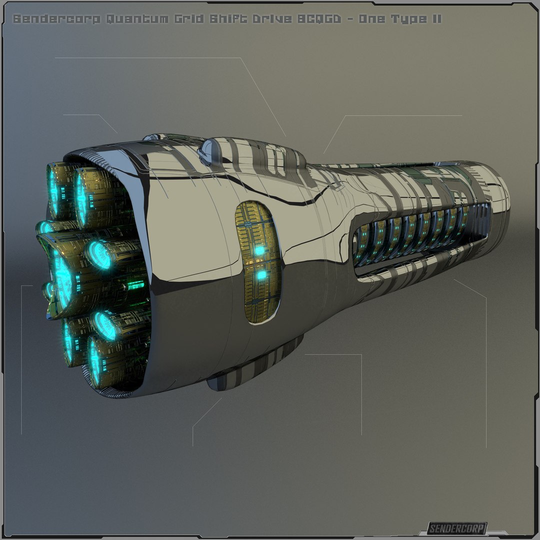 Star Drive 3d Model