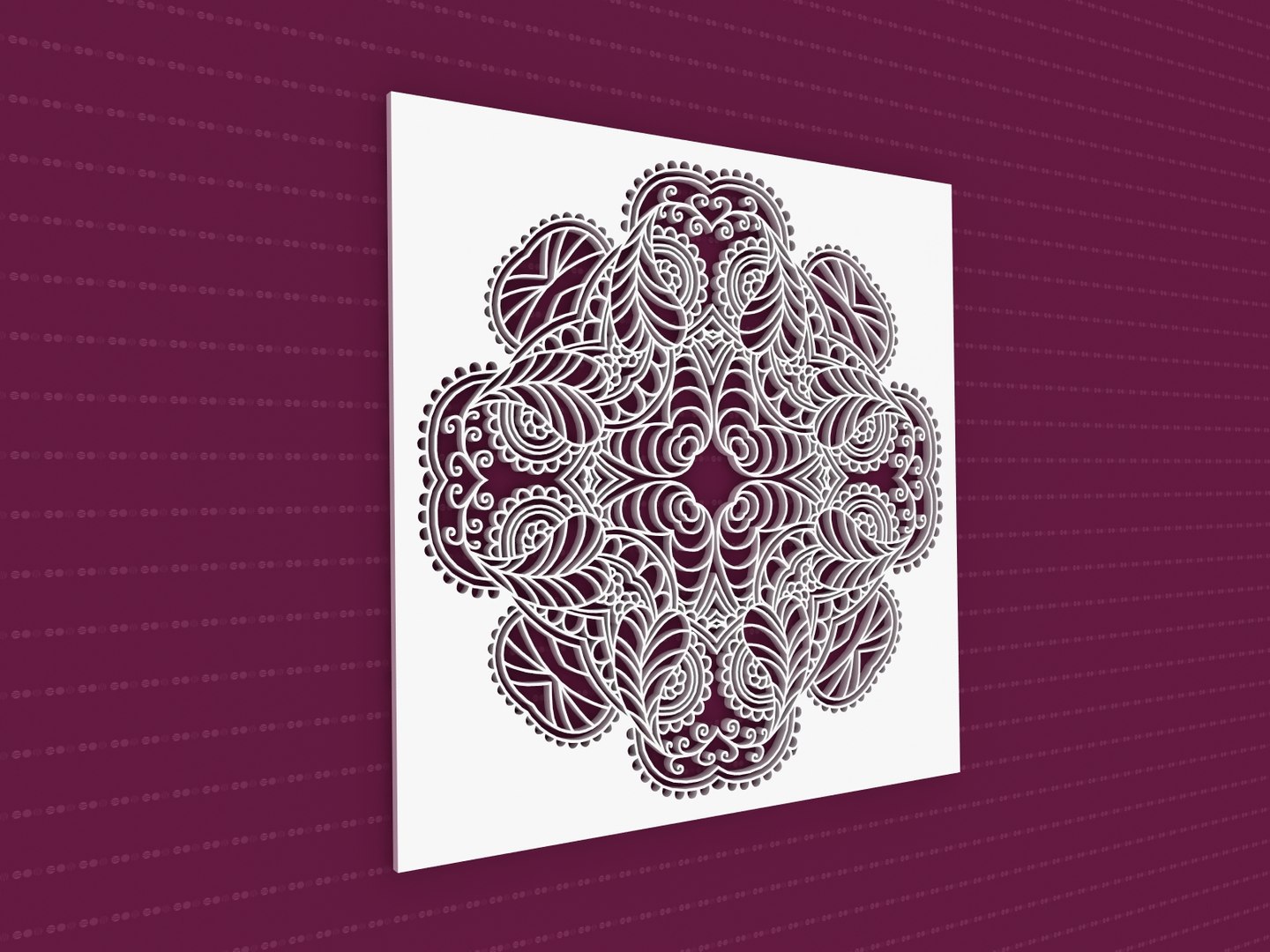 Mandala cnc model - TurboSquid 1441489