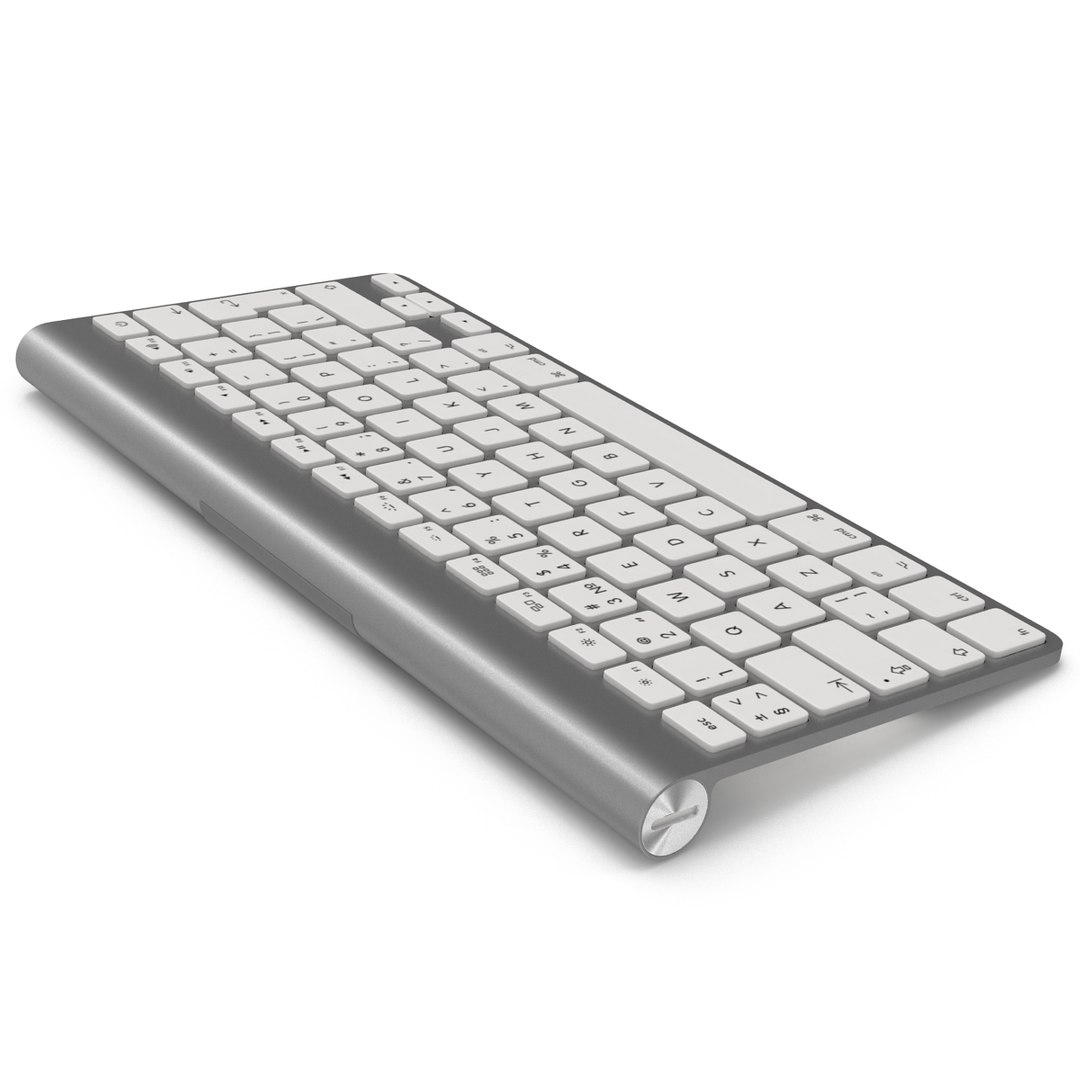 3d Model Apple Wireless Keyboard Modeled