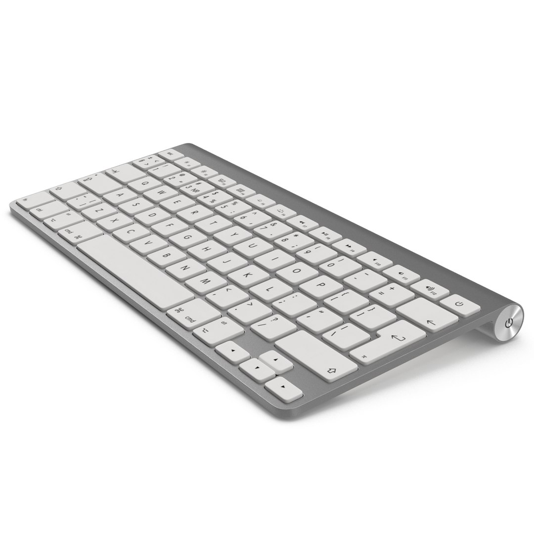 3d Model Apple Wireless Keyboard Modeled