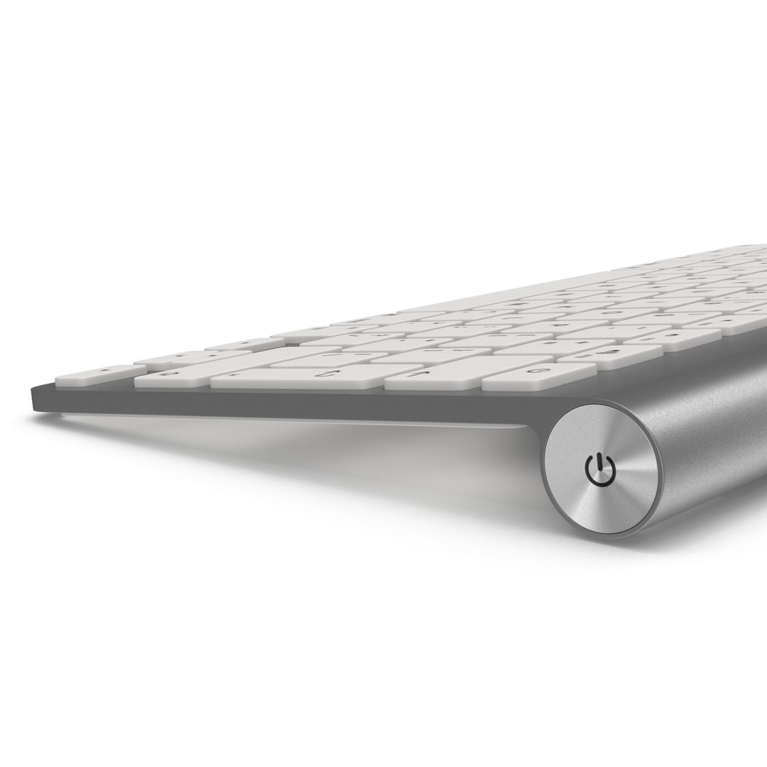 3d Model Apple Wireless Keyboard Modeled