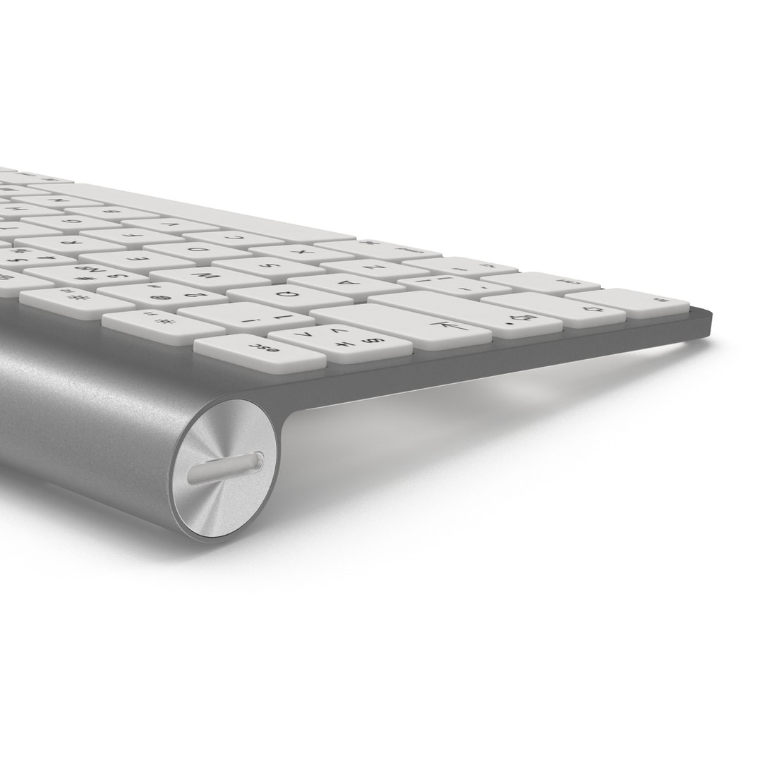 3d Model Apple Wireless Keyboard Modeled