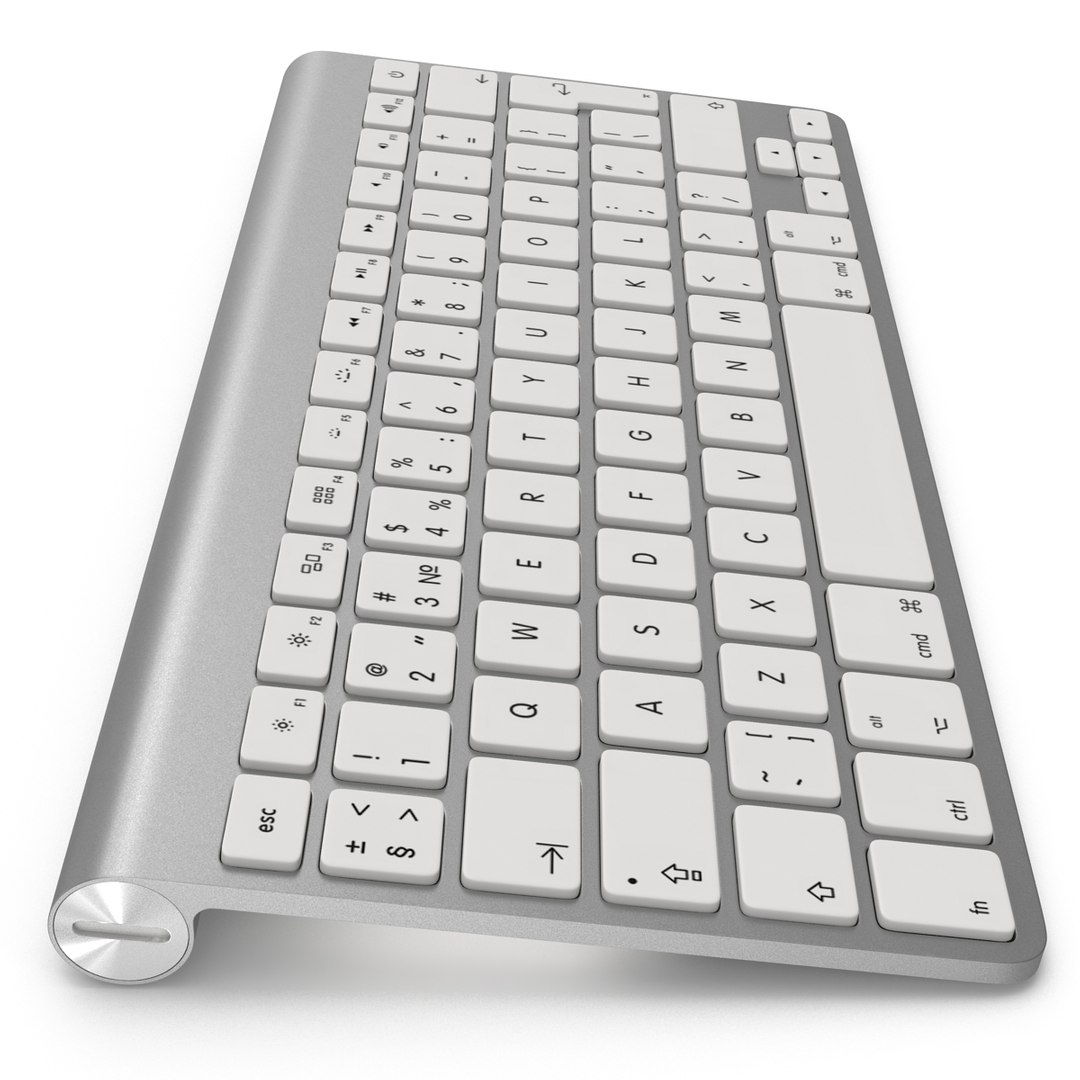 3d Model Apple Wireless Keyboard Modeled