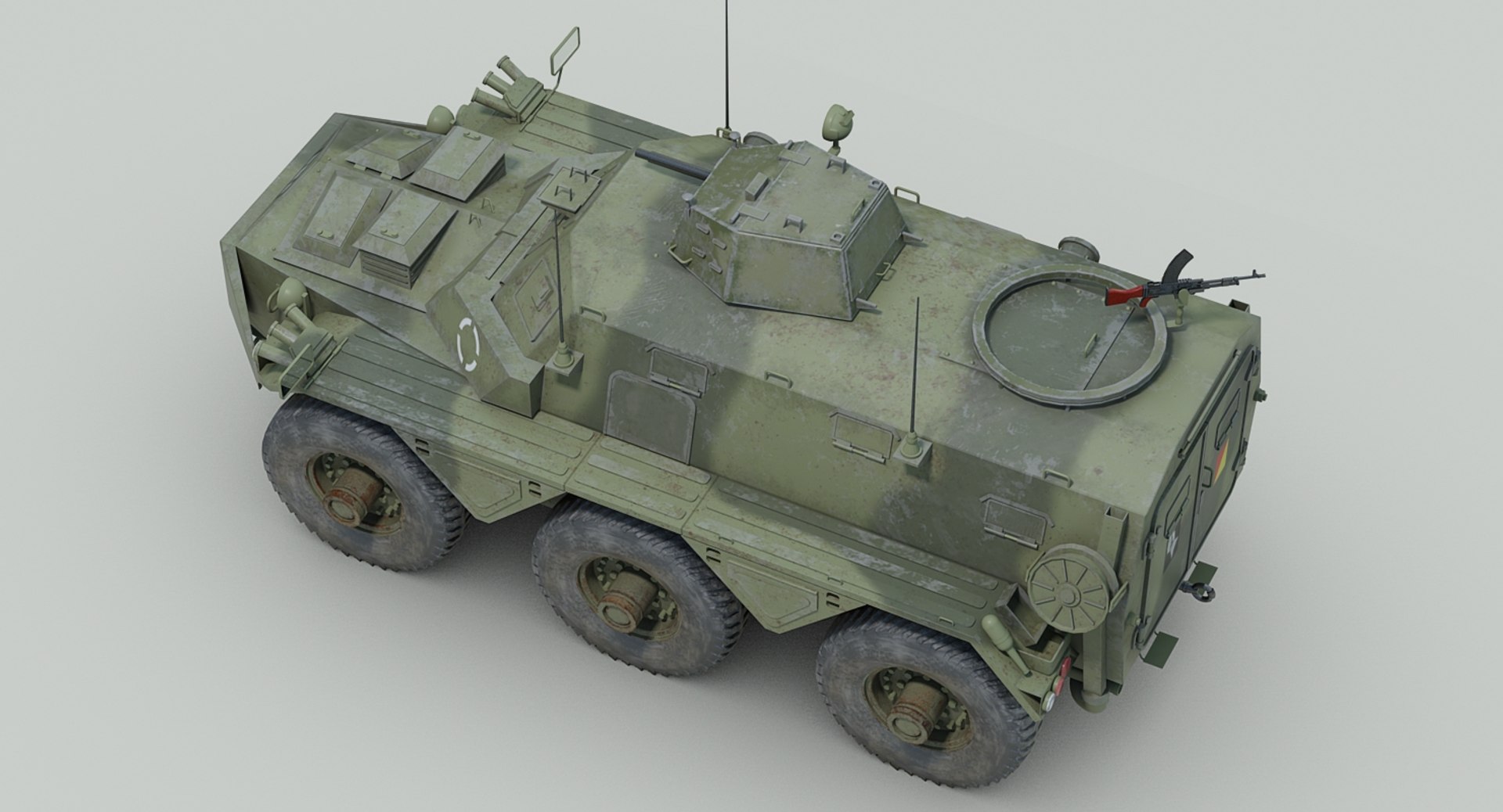 3d British Alvis Saracen