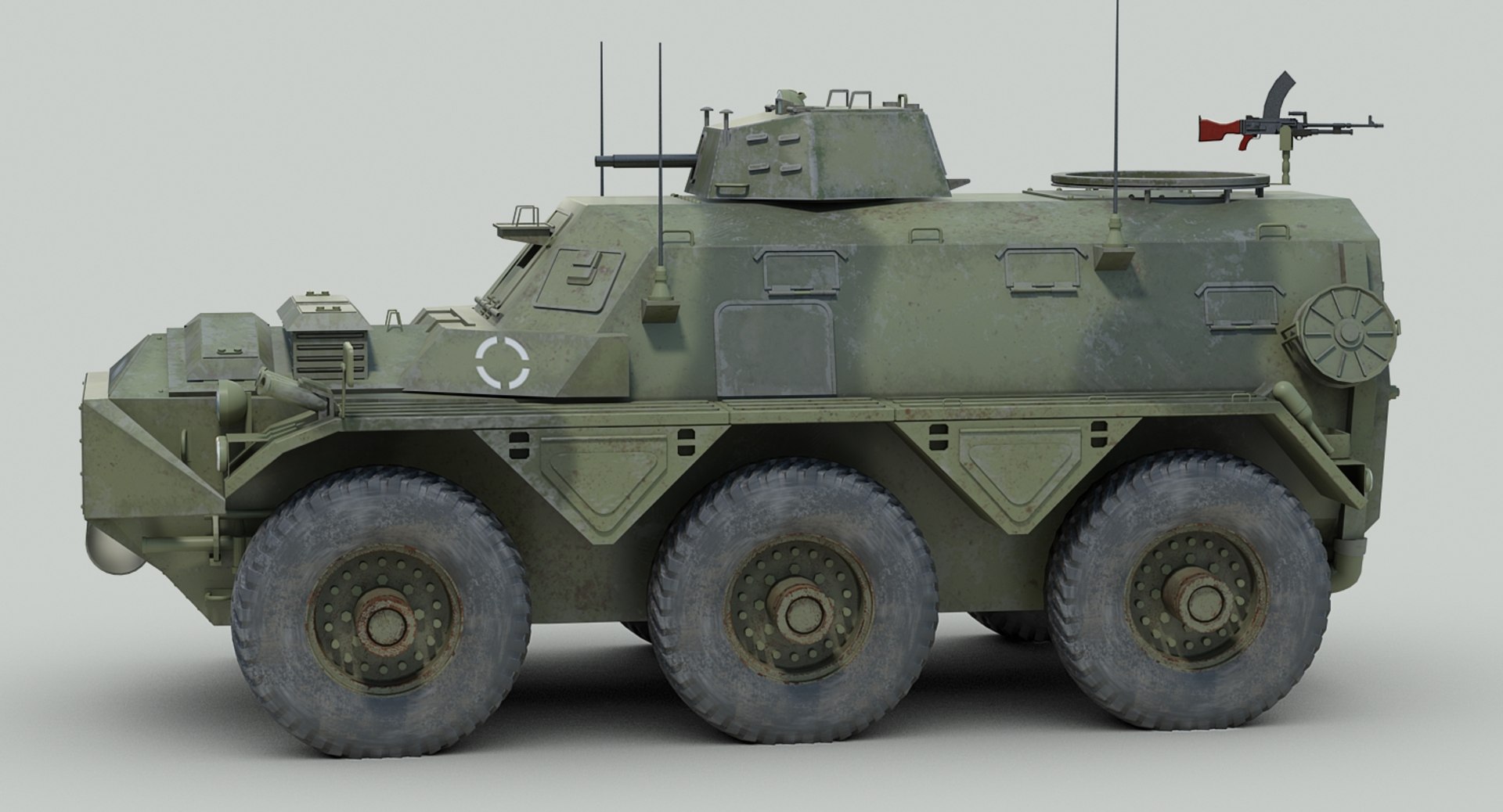 3d British Alvis Saracen