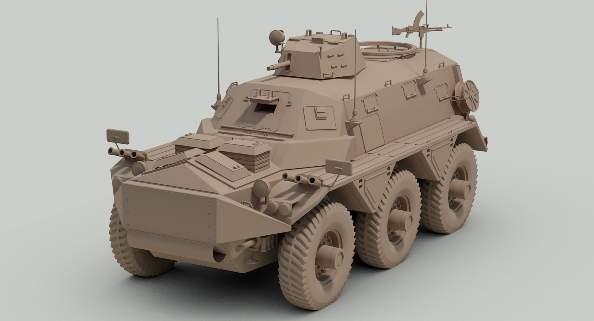 3d British Alvis Saracen