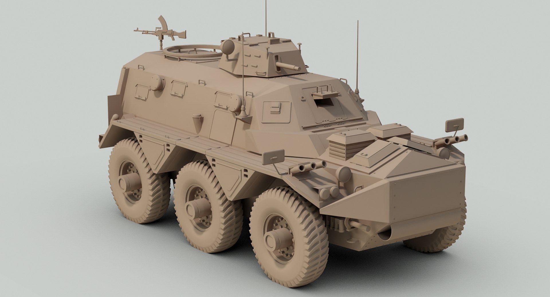 3d British Alvis Saracen