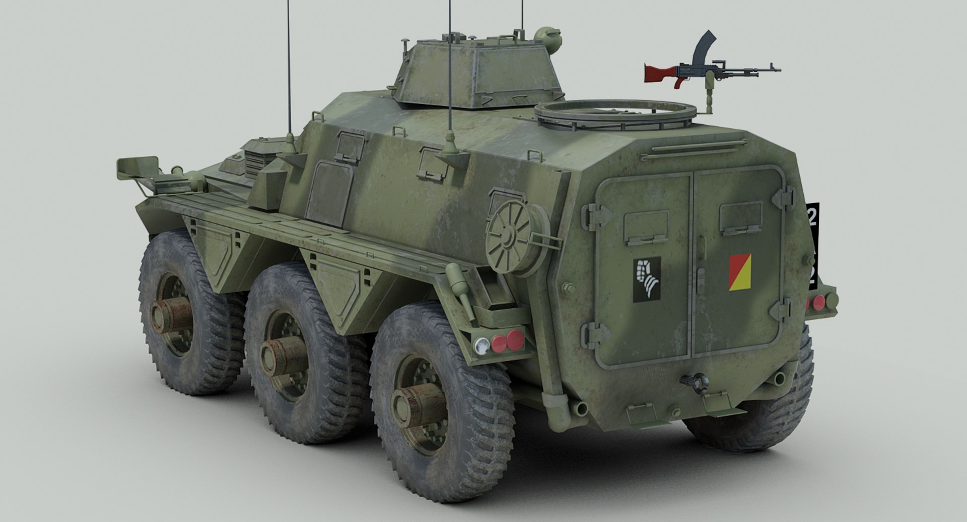 3d British Alvis Saracen