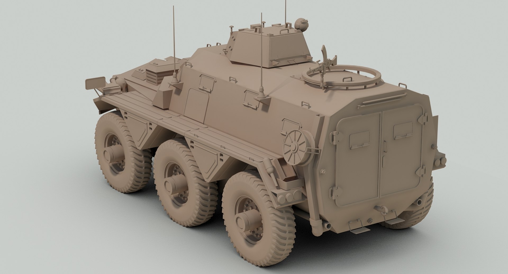 3d British Alvis Saracen