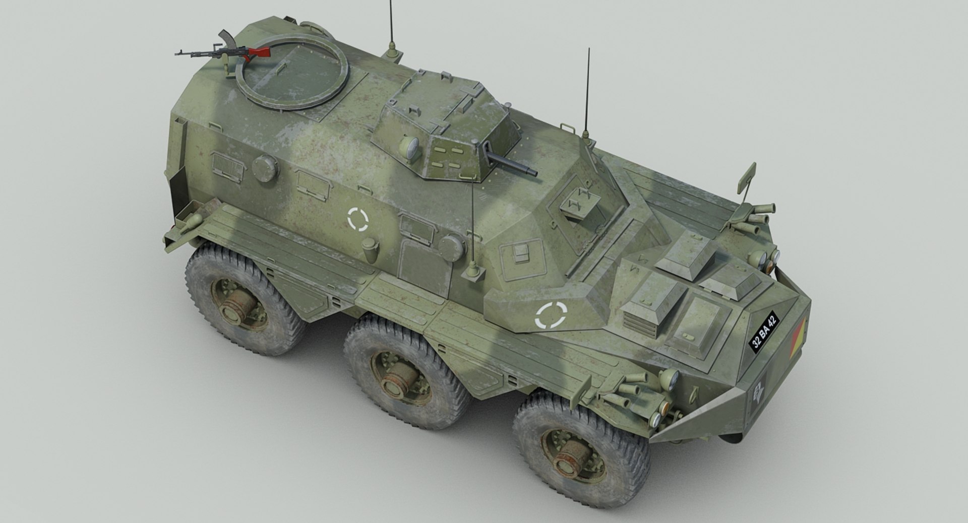 3d British Alvis Saracen