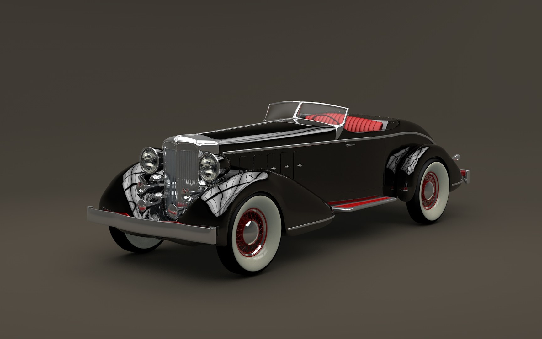 1932 chrysler imperial 3d model