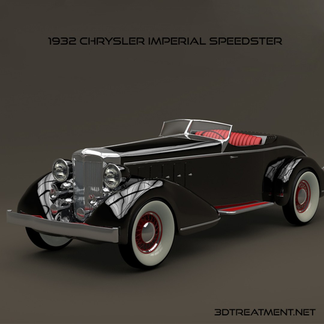 1932 Chrysler Imperial 3d Model